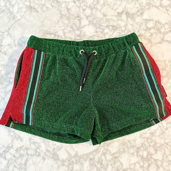 Jaded London | Shorts | Jaded London Shorts In Green With Red Side ...